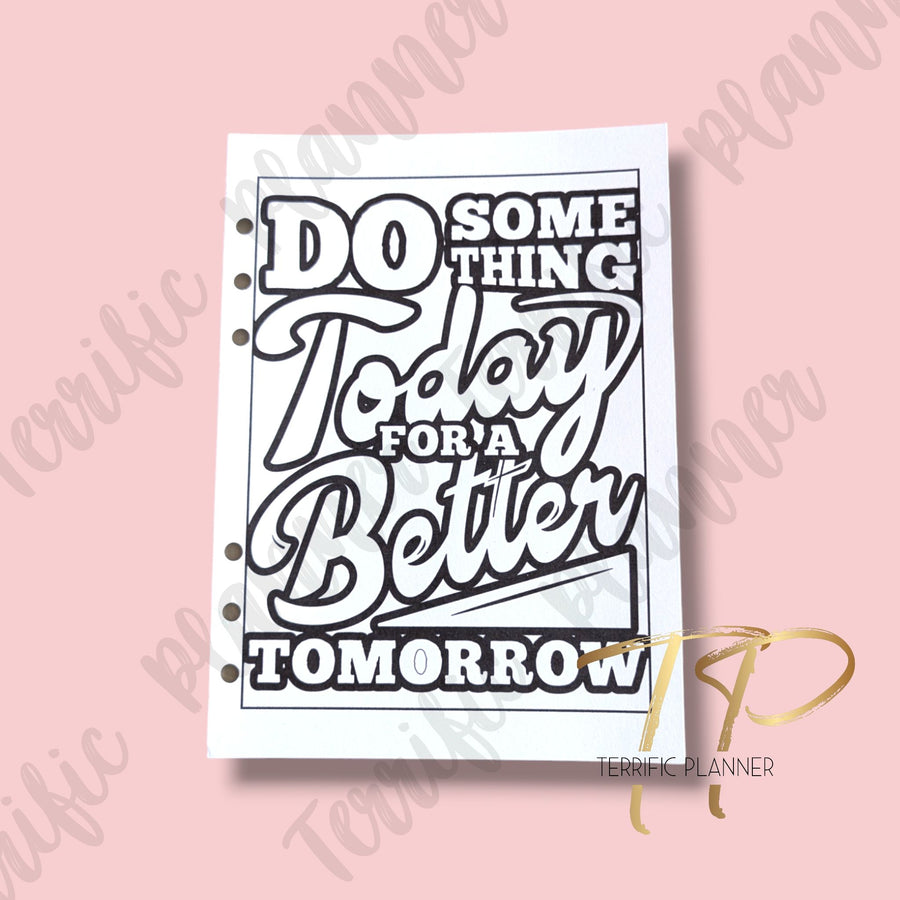 Motivational Quote Coloring Pages – Terrific Planner
