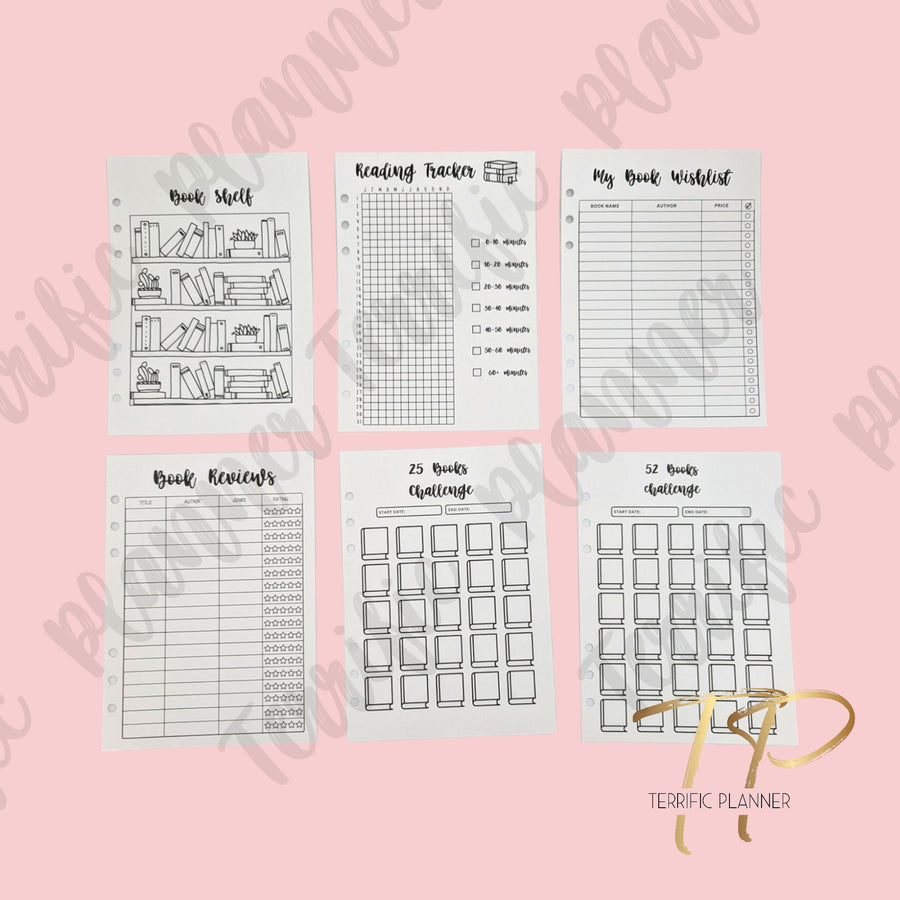 Reading Inserts – Terrific Planner