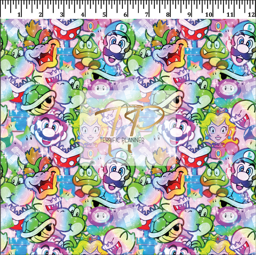 Super Mario Smooth Vinyl - READY TO SHIP – Terrific Planner